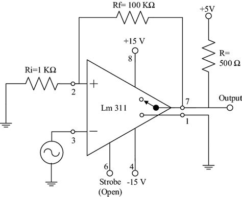 Lm311n Comparator Circuit Pack Of 5 Lm311nnopb Integrated Circuits