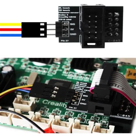 เสียชิ้นส่วนเครื่องพิมพ์3d Bltouch Sensor โมดูลขยาย Pin 27อะแดปเตอร์
