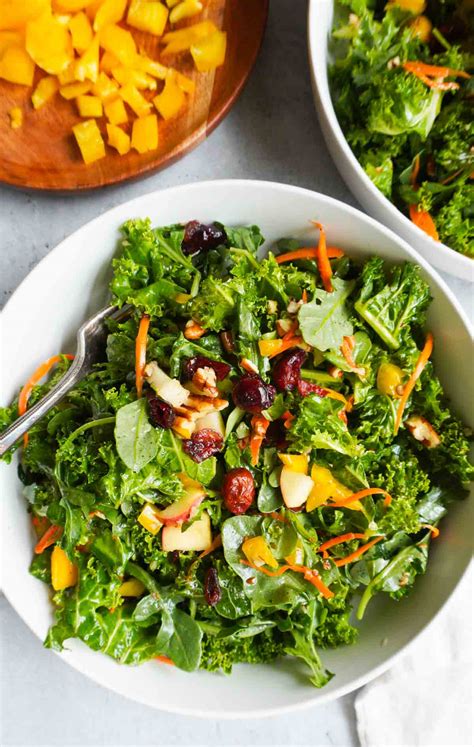 Winter Kale Salad Eatdrinkpure
