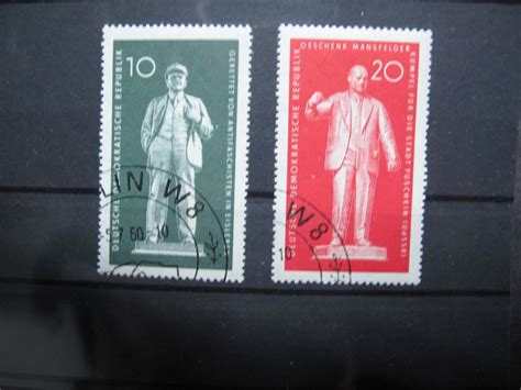 Ddr 1960 Lenin Thälmann Denkmäler Gest Gebraucht In Wil Sg Für Chf