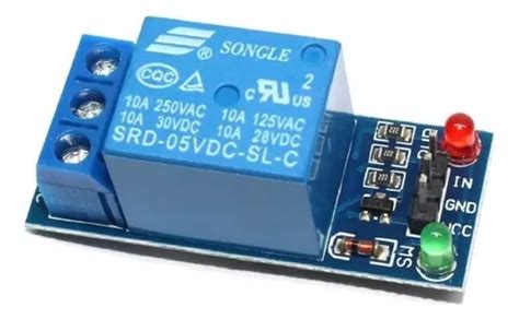 Módulo Rele 1 Canal 5v 10a Arduino Pic Raspberry Pi Mercadolivre