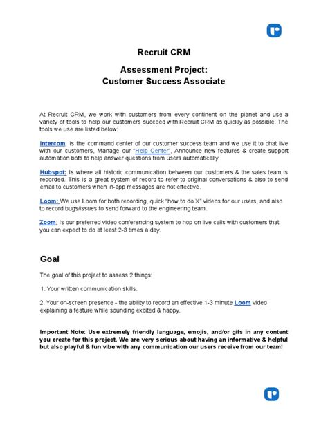 Assignment Customer Success Pdf