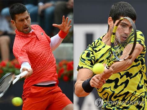 조코비치 Vs 알카라스 프랑스오픈 테니스 4강서 격돌