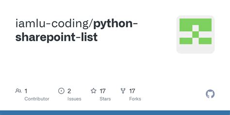 Github Iamlu Codingpython Sharepoint List