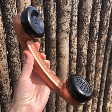 Vintage Copper Ukrainian Lofi Telephone Microphone Mic Is In Reverb