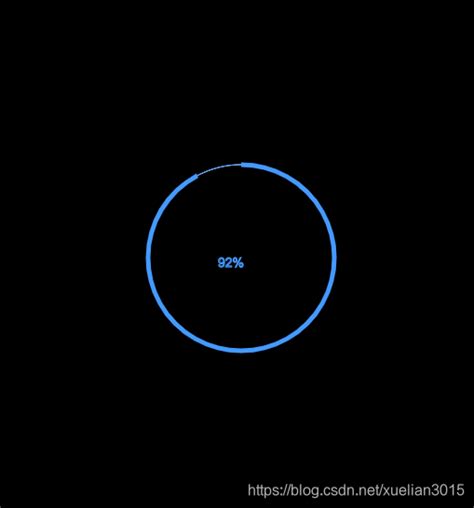 Canvas实现圆环加载效果canvas 2d环形加载 Csdn博客