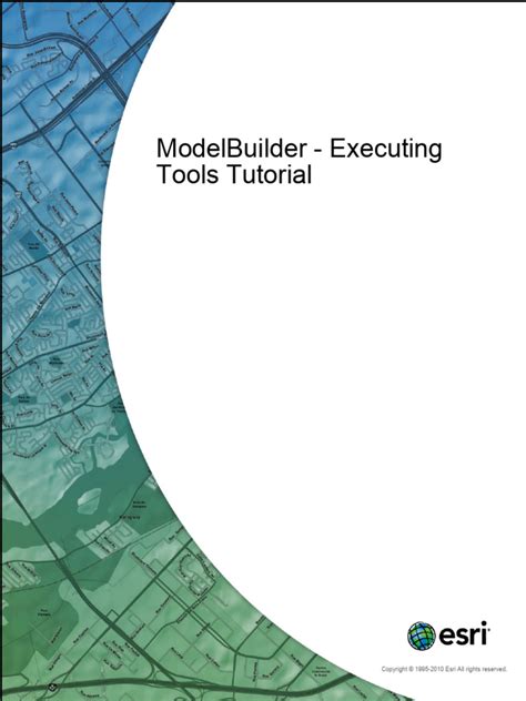 Executing Tools In Modelbuilder Tutorial 9 Pdf Arc Gis Parameter