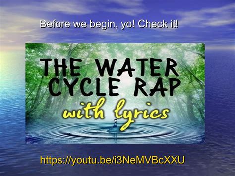 The Water Cycle Presentation Ppt