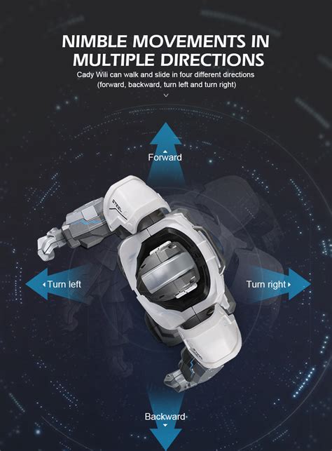 Jjrc R5 Cady Wili Programmable Dancing Rc Robot White