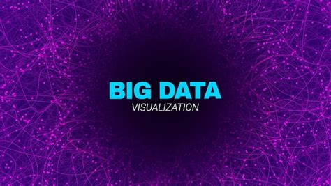 정보 프랙탈의 빅 데이터 흐름 프리미엄 벡터