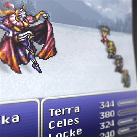 Final Fantasy Vi Kefka Narshe Battle Retro Games Crafts