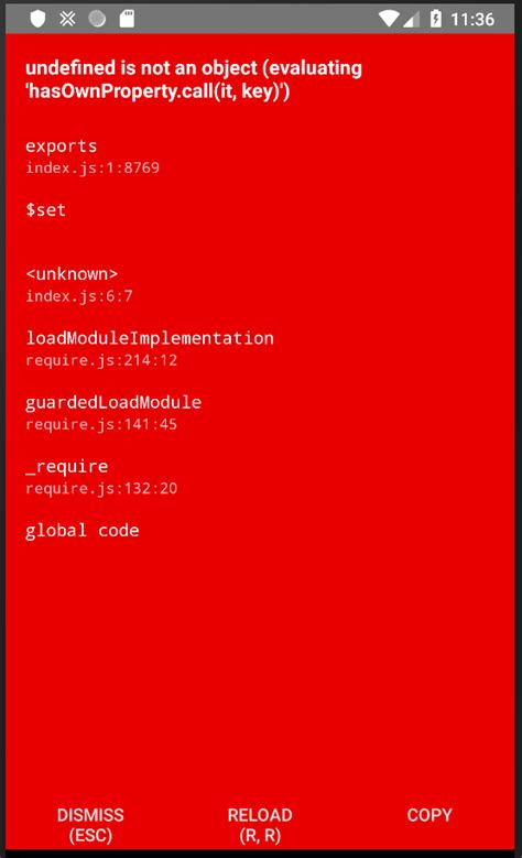 Undefined Is Not An Object Evaluating HasOwnProperty Call It Key When Accessing Global