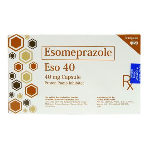 Eso 40 Esomeprazole 40mg Capsule 1s Price In The Philippines Medsgo