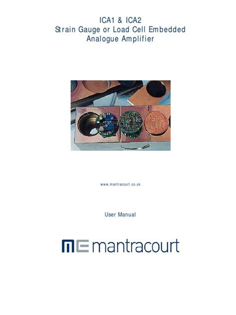 PDF Strain Gauge Or Load Cell Embedded Analogue Amplifier DOKUMEN TIPS