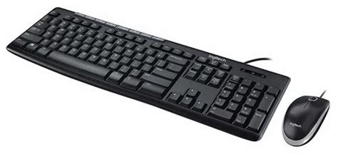 Logitech MK200 MEDIA CORDED KEYBOARD AND MOUSE COMBO At Rs 950 Logitech Computer Keyboard In