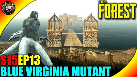 The Forest Gameplay Blue Spider Virginia Mutant Traps Base Build