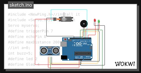 Ultrasonicservoparking Gate Copy 2 Wokwi Esp32 Stm32 Arduino