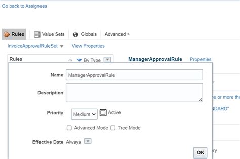 how to inactivate 1 invoice approval rule without removing from config and enable again