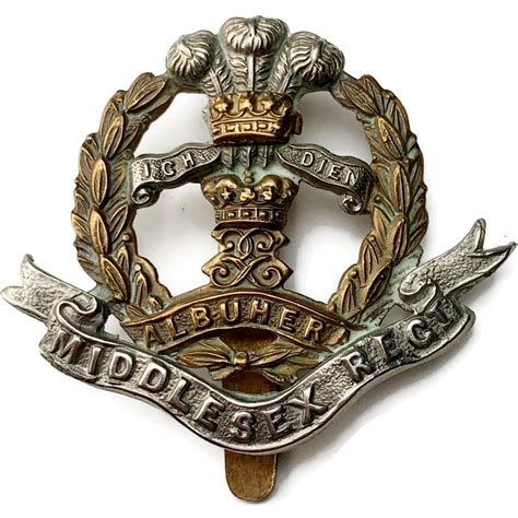 Ww2 Middlesex Regiment Cap Badge