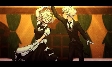 Maid V And Butler N การ์ตูน ศิลปะคาแรคเตอร์