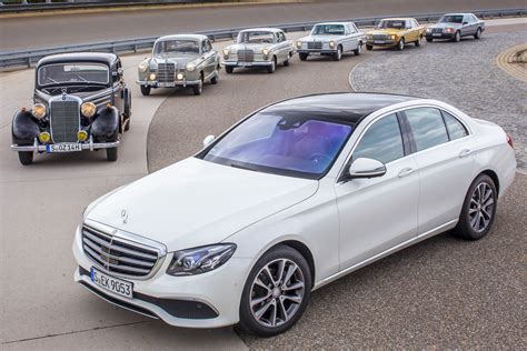 70 Years Of Mercedes E Class We Drive Seven Generations Auto Express