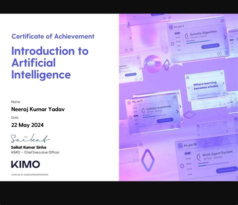 Neeraj Yadav On Linkedin Artificialintelligence Ai Certificationachievement Machinelearning