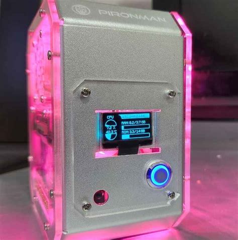 Pironman Raspberry Pi Case Raspberry Pi Mini Pc Aluminum Alloy Tower