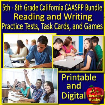 CAASPP Test Prep ELA Reading Practice Tests By A PLUS Literature Guides
