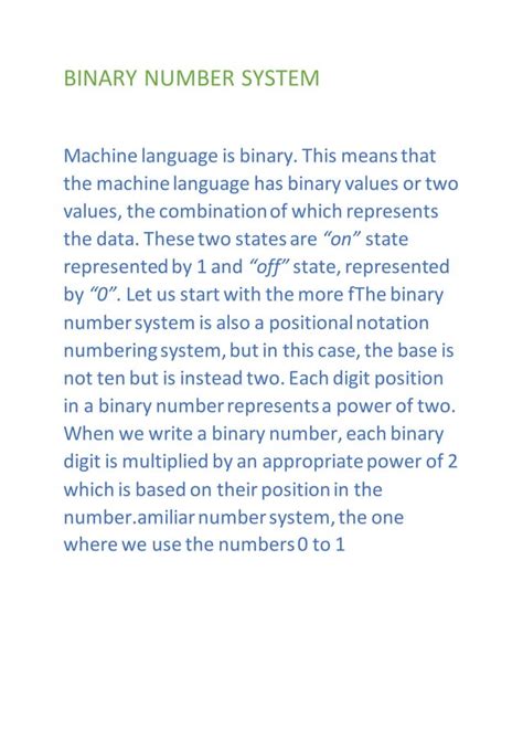 number system pdf