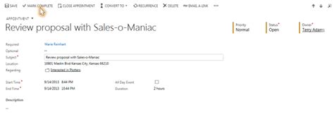 Use Activities In Dynamics 365 Customer Engagement On Premises Microsoft Learn