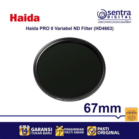 Jual Haida PRO II Variabel ND Filter 67mm HD4663 Shopee Indonesia