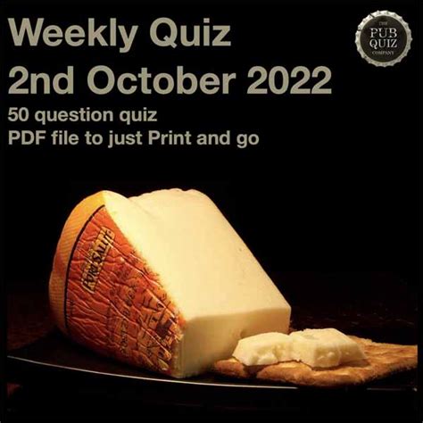 Weekly Quiz 2nd October 2022 PDF Print