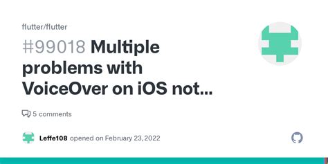 Multiple Problems With Voiceover On Ios Not Using The Correct Locale · Issue 99018 · Flutter