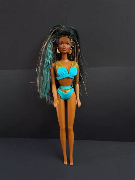 Vintage Mattel Barbie Miami Splash N Colour Christie Doll 1996 £1000