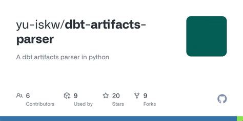 เครื่องมือ Dbt Artifacts Parser เผื่อใครอยากดึงข้อมูลจาก Dbt Artifacts