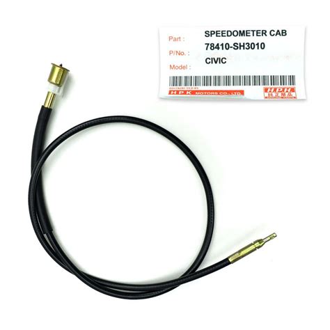 Speedo Meter Cable Black For Honda Civic Car Std Dx Lx Ex Si Ec 1988