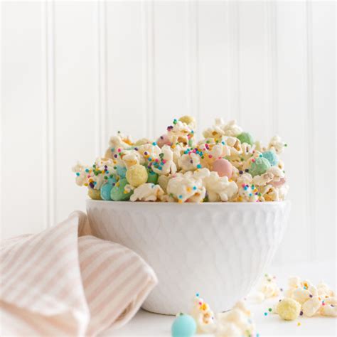Easter Candy Popcorn With White Chocolate And Mini Eggs Nick Alicia