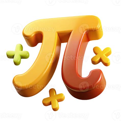 3d Pi Symbol With Plus Signs 52563051 Png
