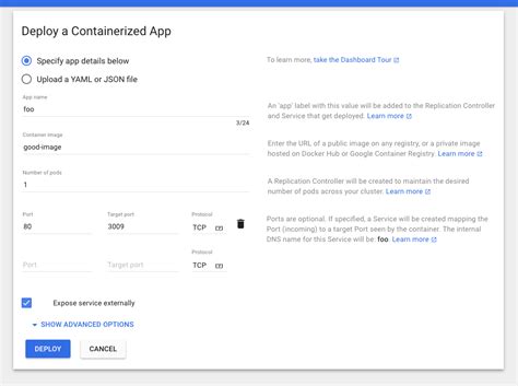 kubernetes how do i do this deployment by command line stack overflow