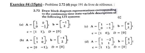 solved 2 72 draw block diagram representations corresponding