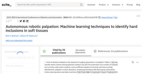 Autonomous Robotic Palpation Machine Learning Techniques To Identify Hard Inclusions In Soft