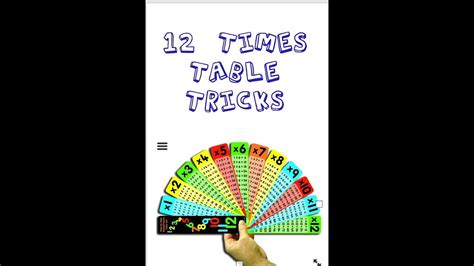 12 Times Table Tricks Youtube