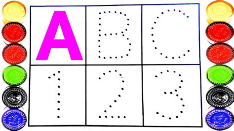 123 numbers one two three 1 to 100 counting learn to count abc 1