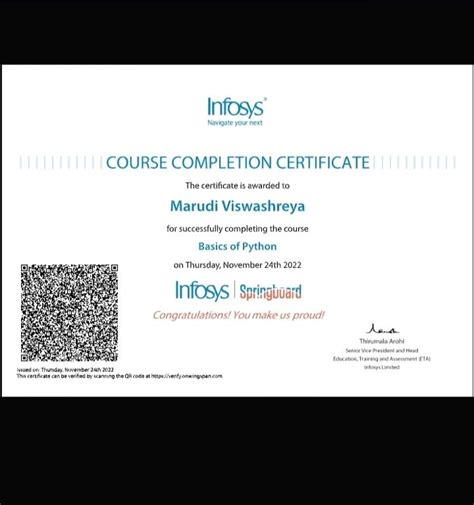 Viswa Shreya On Linkedin Pythonprogramming Infosys Springboard