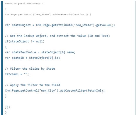Filter Dynamics Crm Lookup Values With Javascrip Concurrency