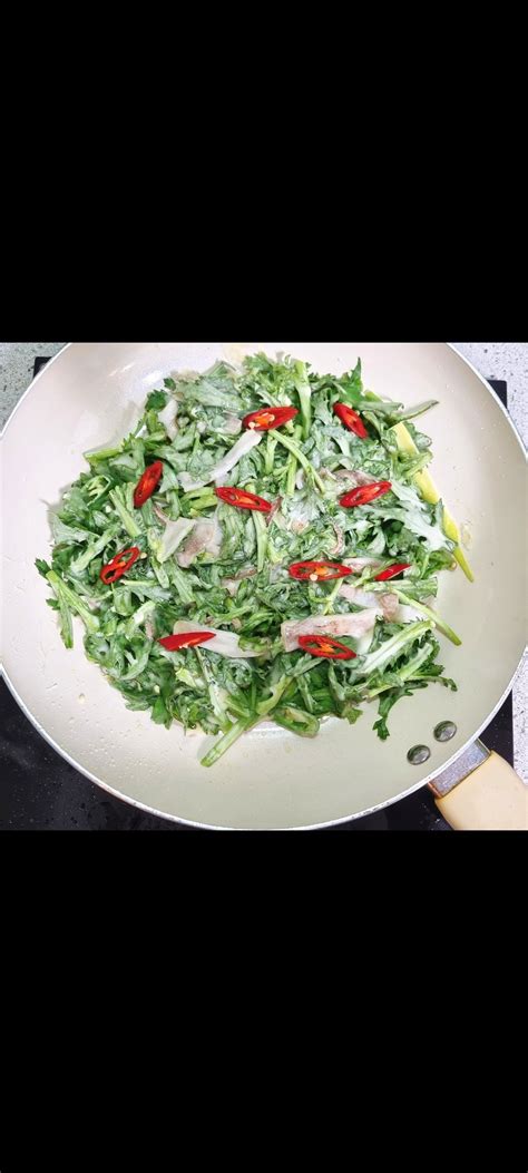 봄나물요리 쑥갓전