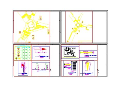 Vehicular Turning Radius In DWG CAD Library