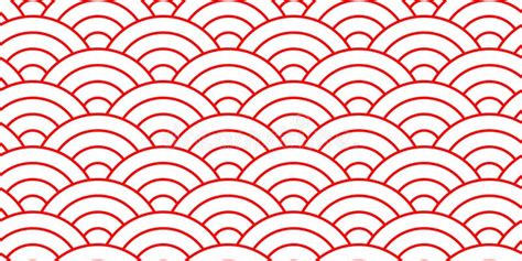 Seamless Japanese Geometrical Pattern Repeating Asian Nature Textured