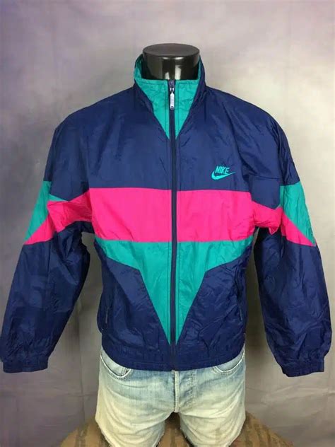 NIKE Windbreaker Vintage 90s White Tag Made in Indonesia Doublé Coupe ...