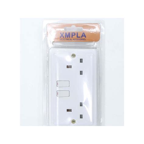 Usd 4 54 Switch Double Socket Outlet 13a Flush Curved Building